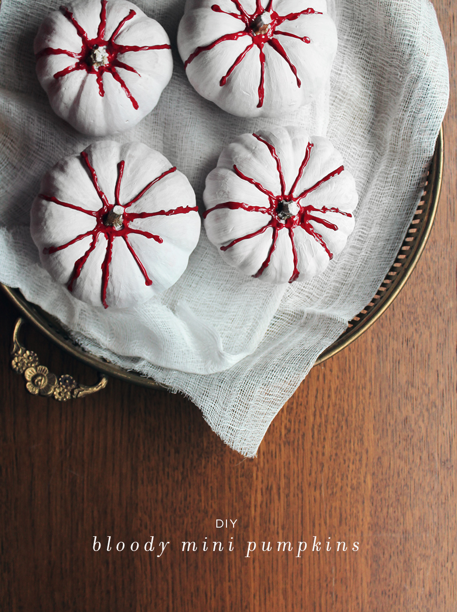 bloody mini pumpkins – almost makes perfect