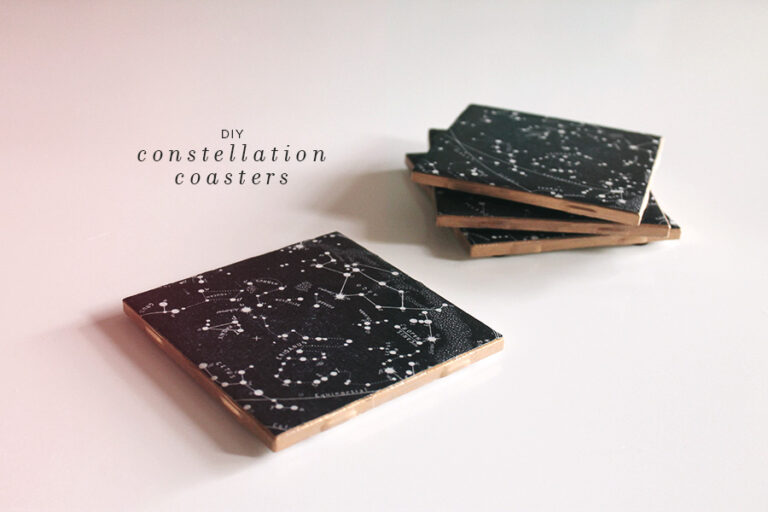 diy constellation coasters – almost makes perfect