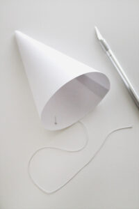 diy gold fringe party hats – almost makes perfect