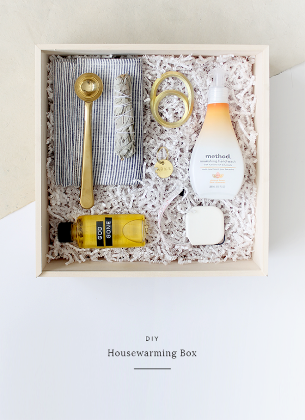 DIY housewarming gift box (+ free printable) – almost makes perfect
