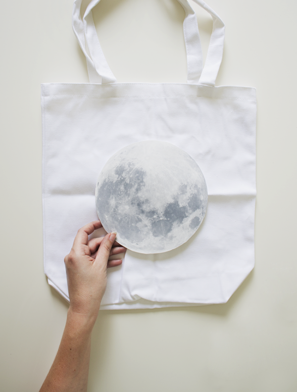 DIY moon tote bag – almost makes perfect