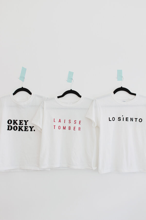 DIY graphic tees – almost makes perfect