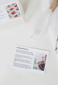 DIY photo recipe cards – almost makes perfect