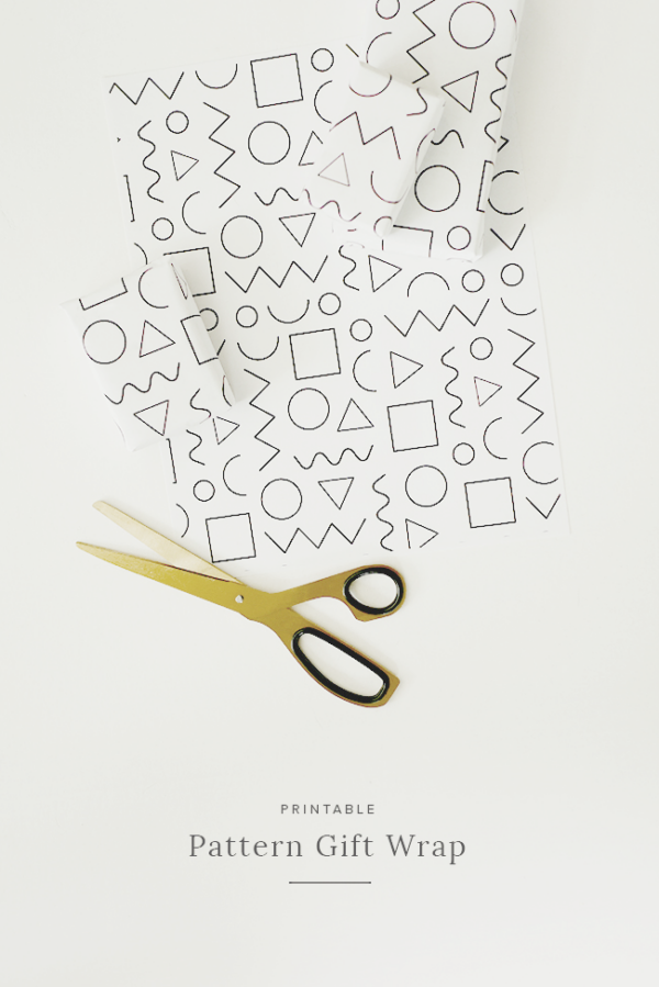 printable pattern gift wrap – almost makes perfect