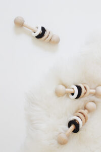 DIY modern baby rattle – almost makes perfect