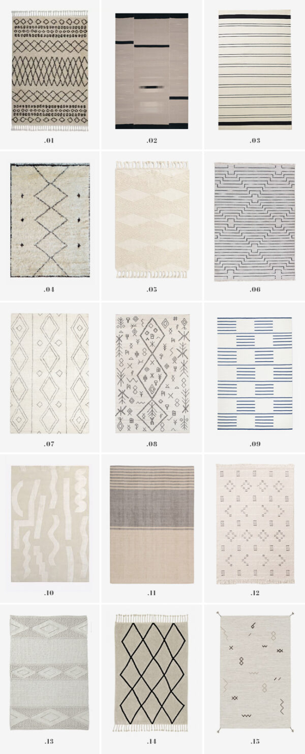 15 neutral area rugs i love – almost makes perfect