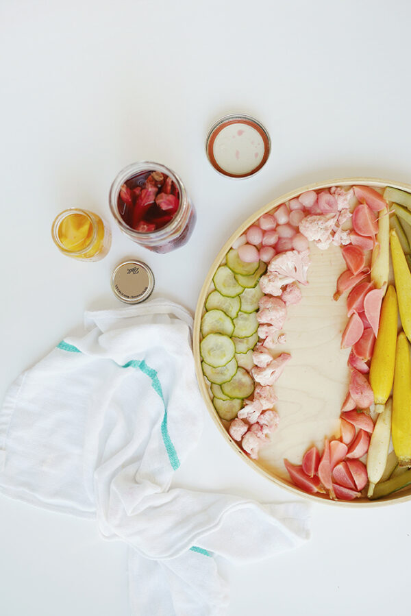 rainbow pickled platter – almost makes perfect