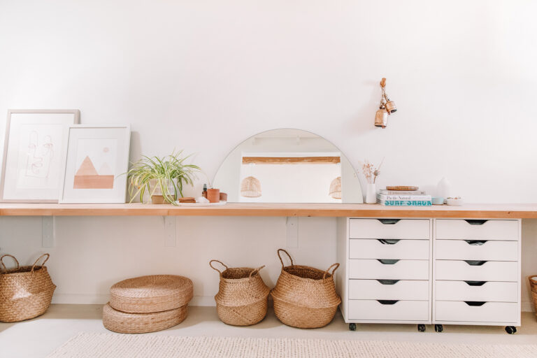 our studio : before and after with amazon home – almost makes perfect