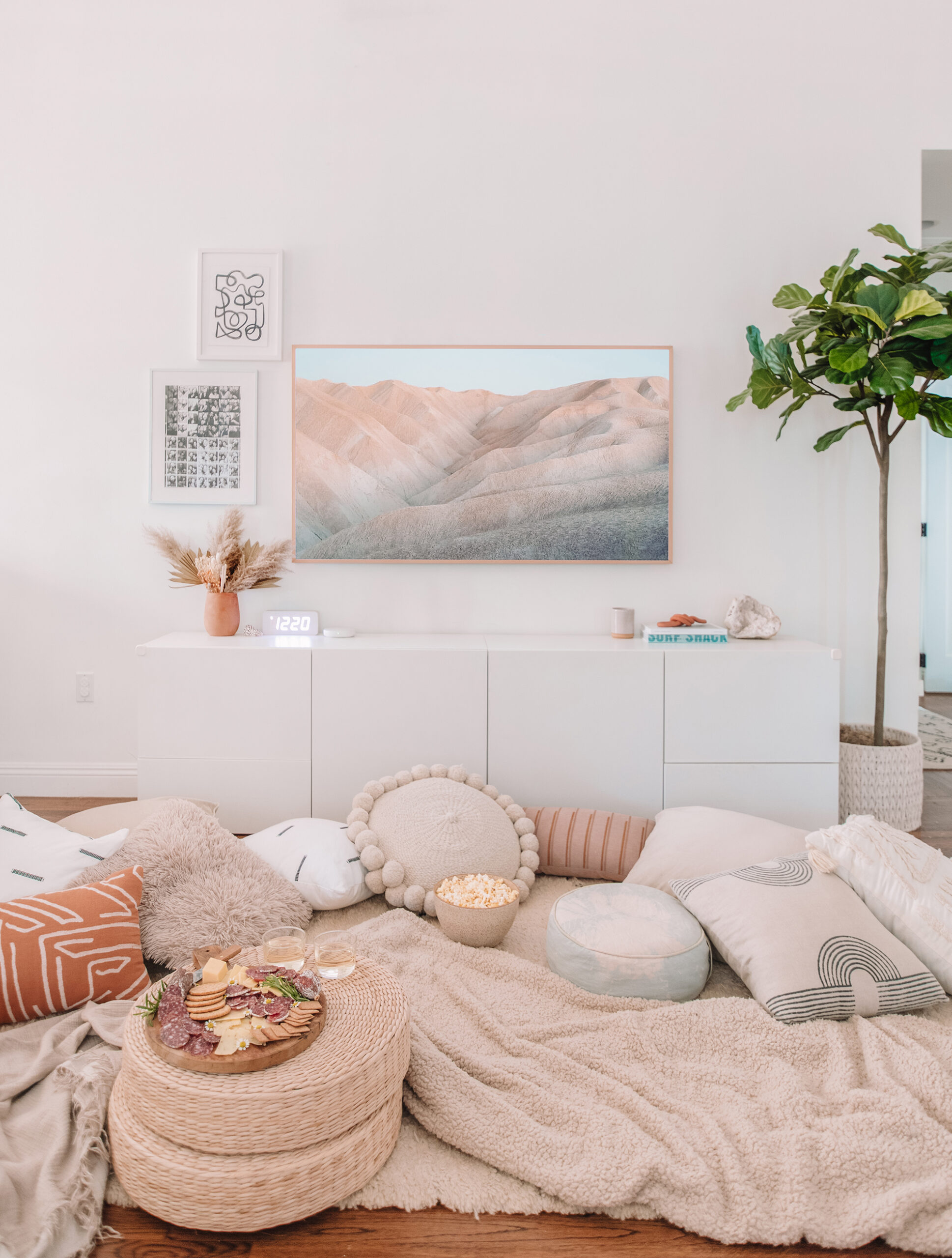 a (secretly) v low key movie night – almost makes perfect