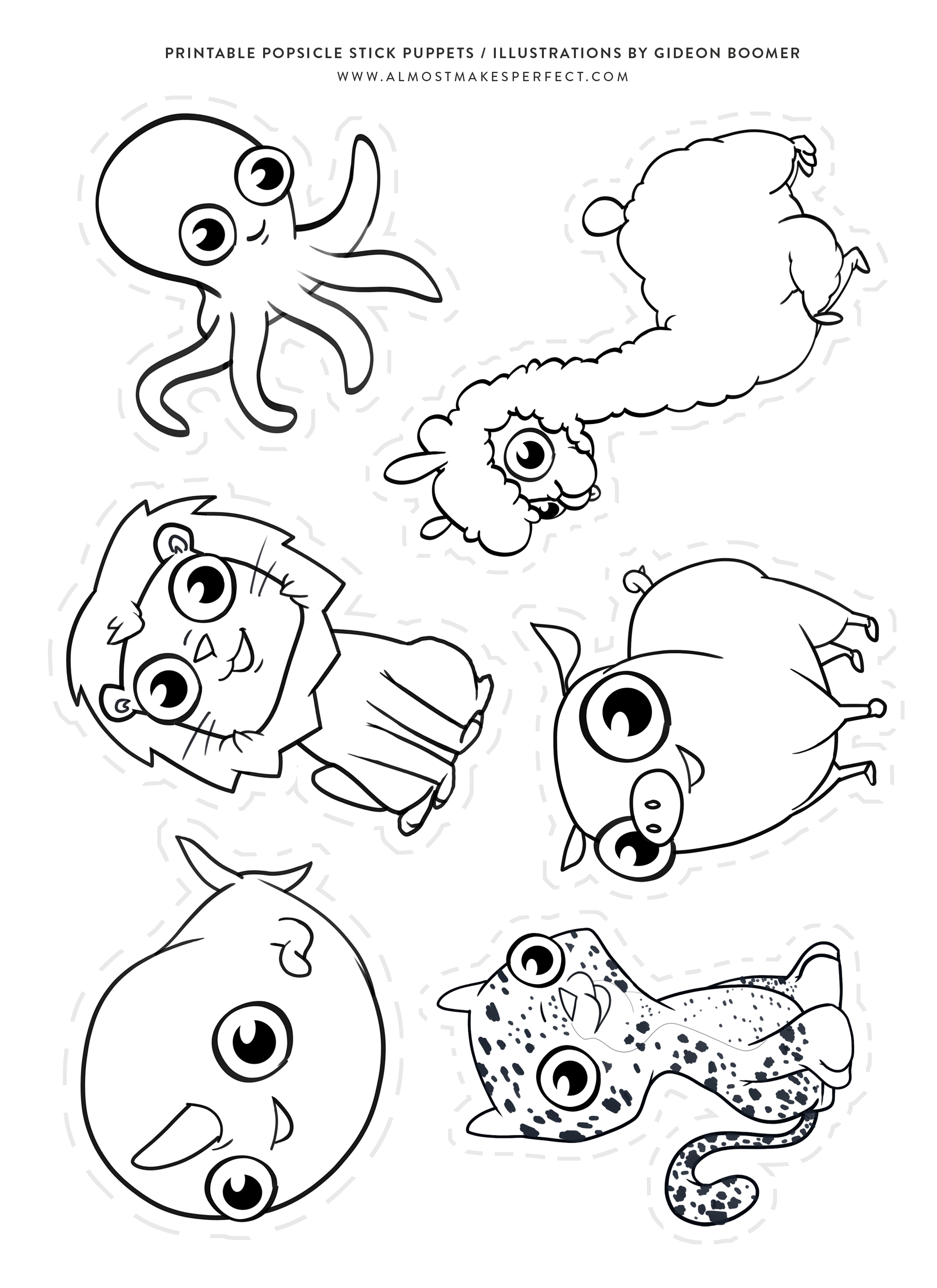Printable Puppets On A Stick That Are Hilaire Butler Website