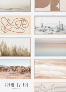 neutral frame tv digital art – almost makes perfect