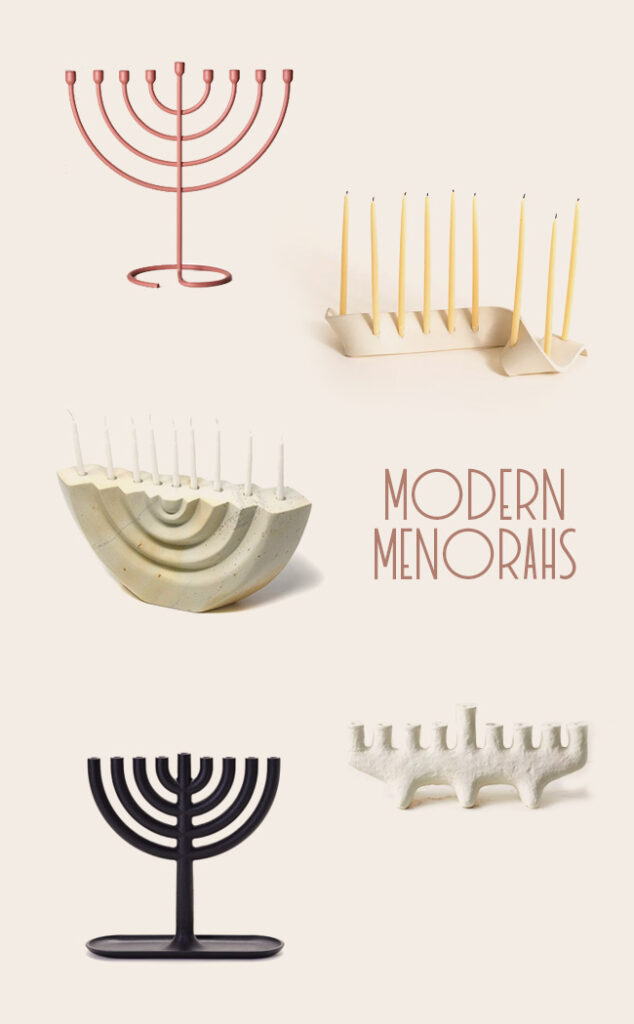 modern menorahs – almost makes perfect