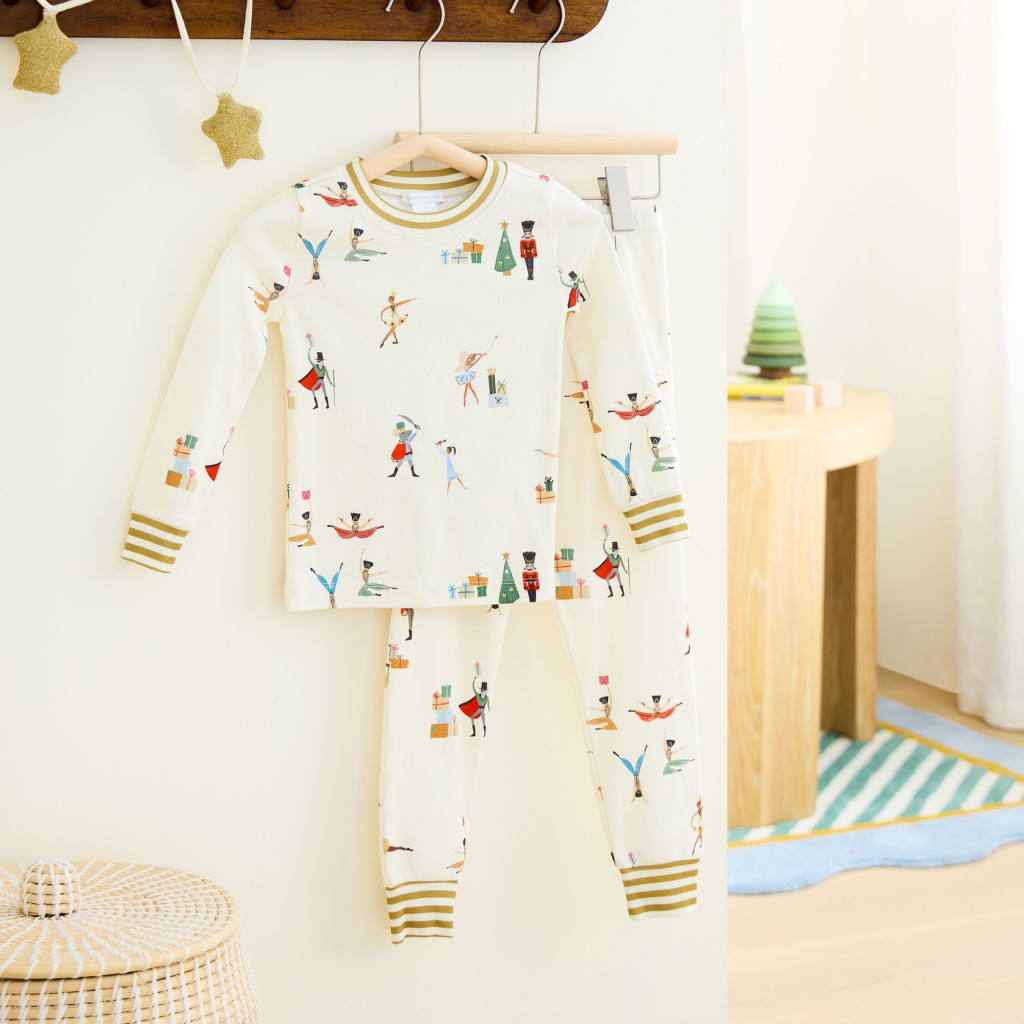 neutral holiday pajamas for kids – almost makes perfect