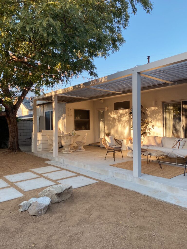 our backyard redo– the plan – almost makes perfect