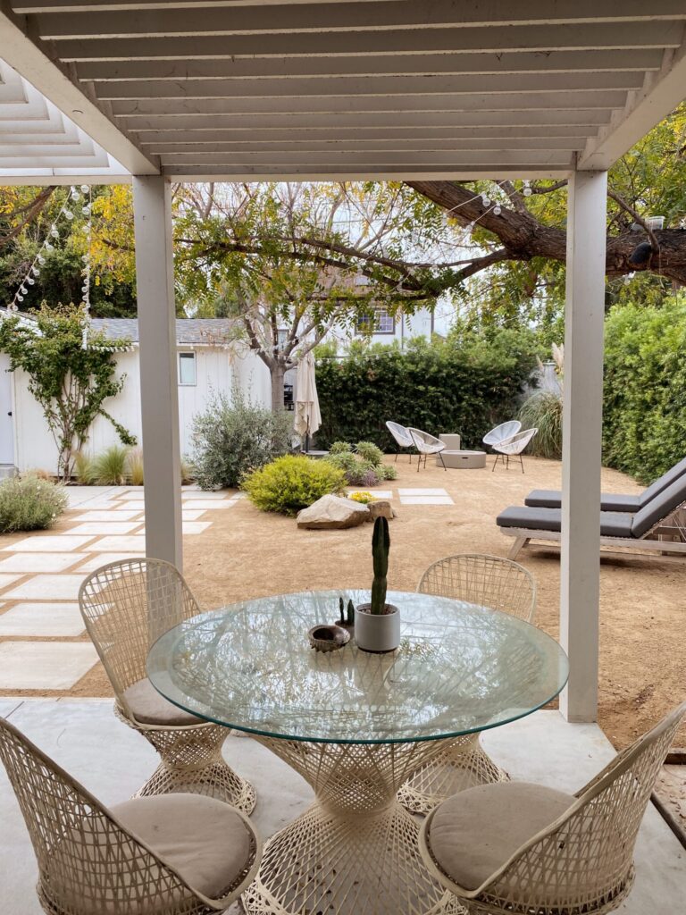 our backyard redo– the plan – almost makes perfect