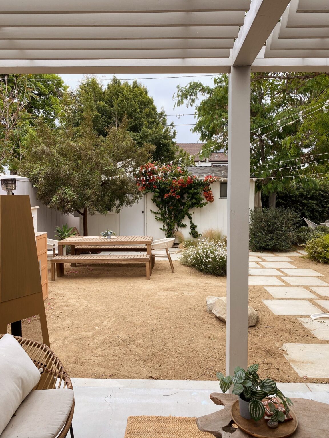our backyard redo– the plan – almost makes perfect