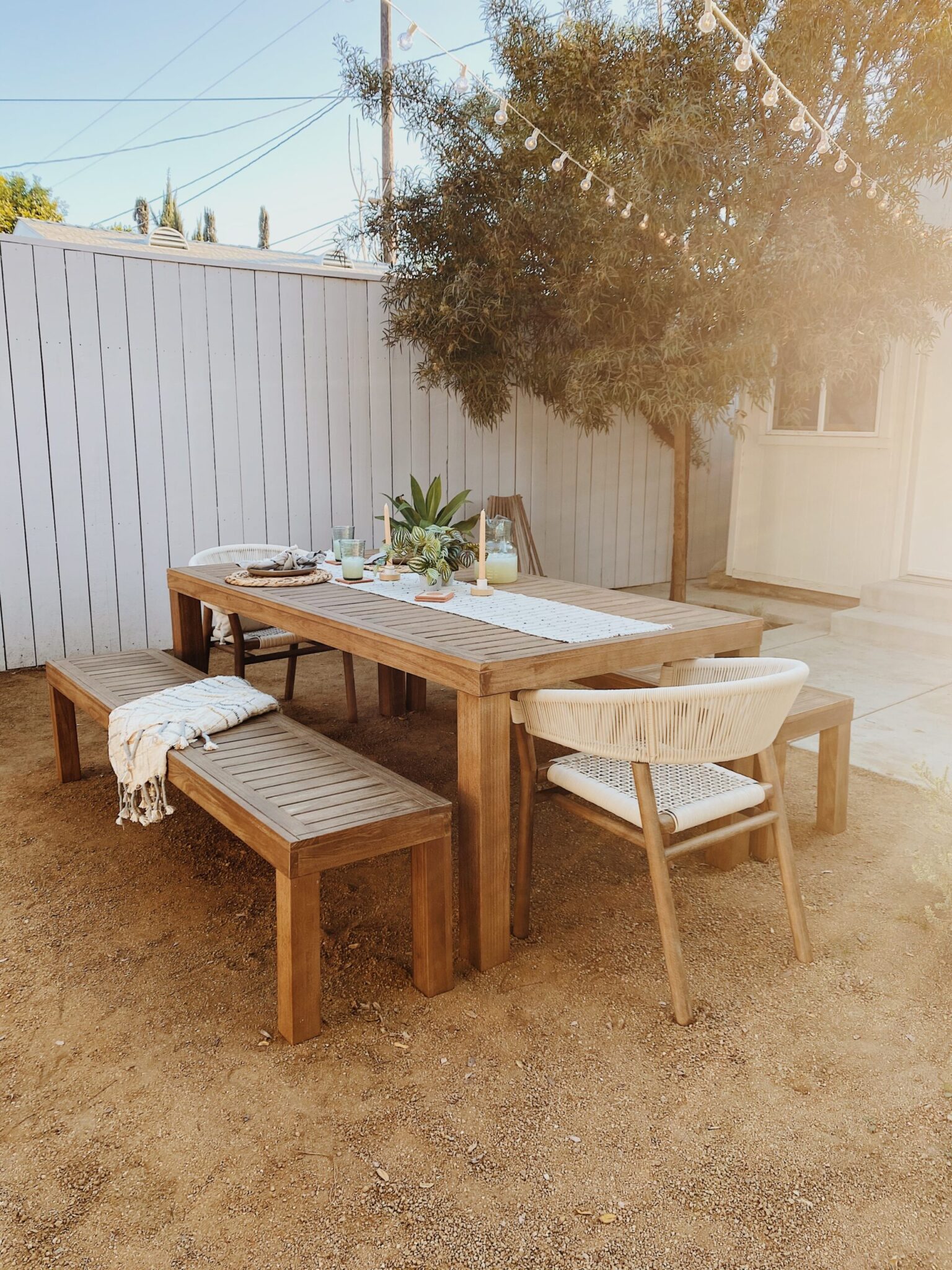our backyard redo– the plan – almost makes perfect