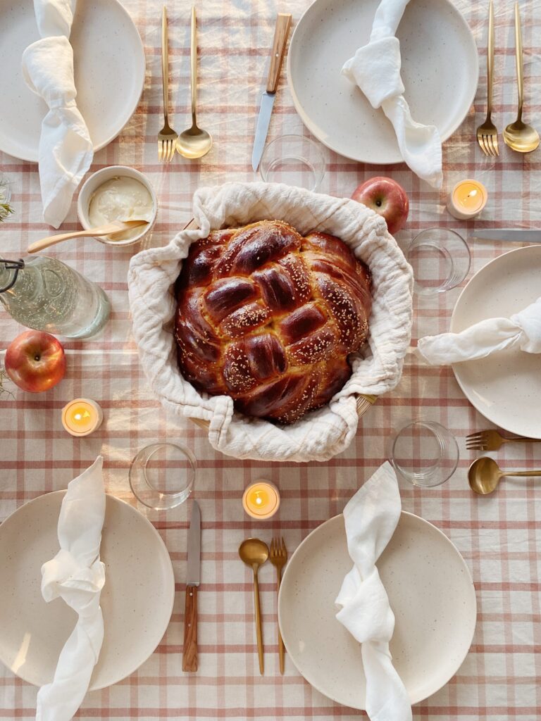 my rosh hashanah table – almost makes perfect