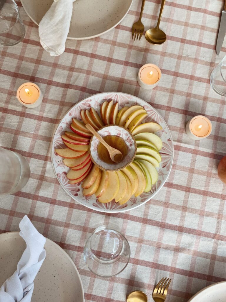 my rosh hashanah table – almost makes perfect