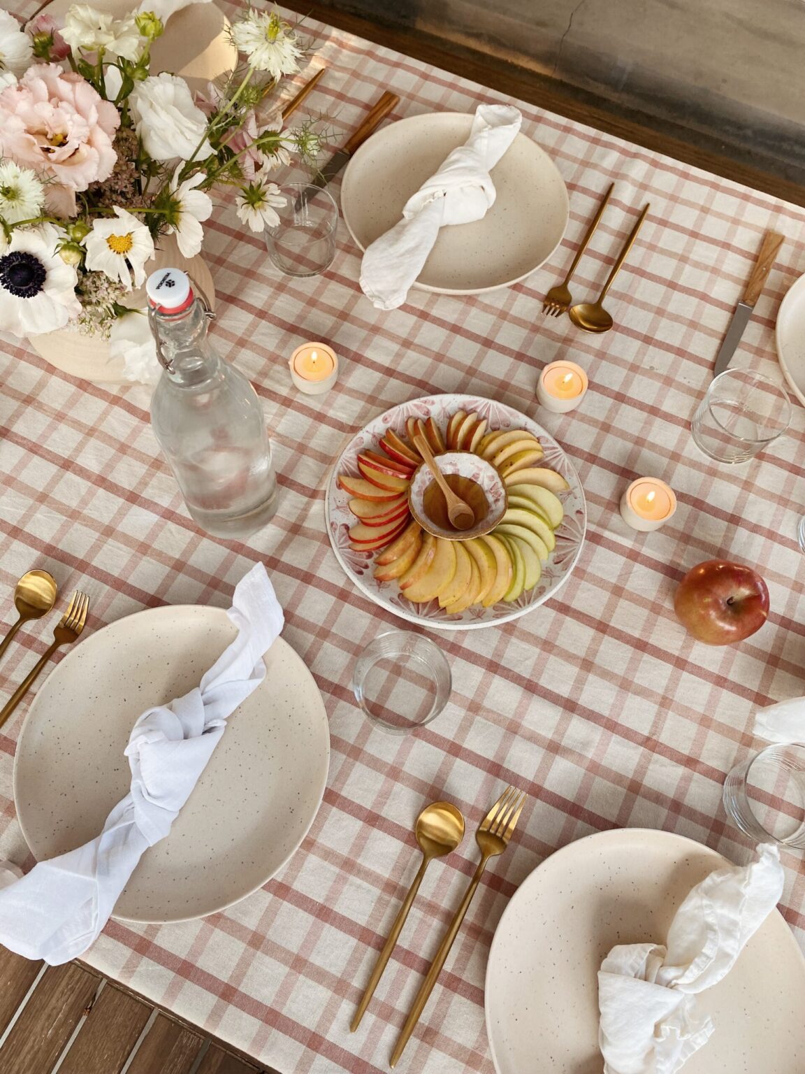 my rosh hashanah table – almost makes perfect