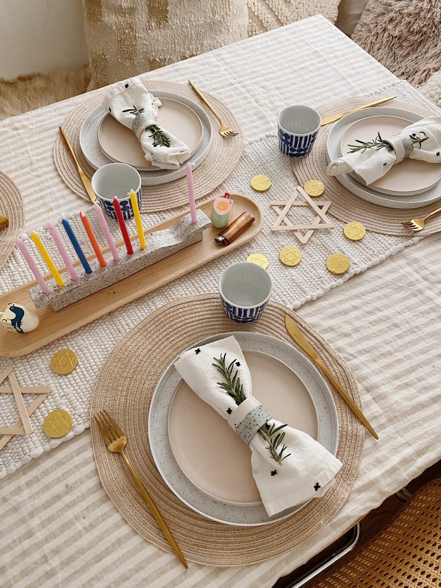 my rosh hashanah table – almost makes perfect