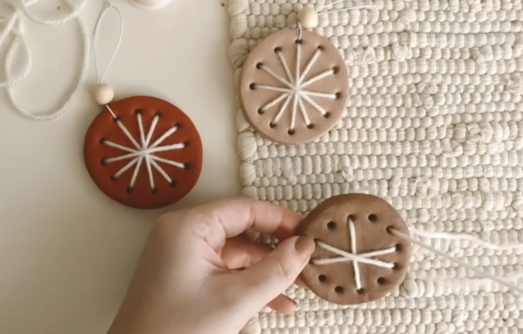 diy woven snowflake ornaments – almost makes perfect
