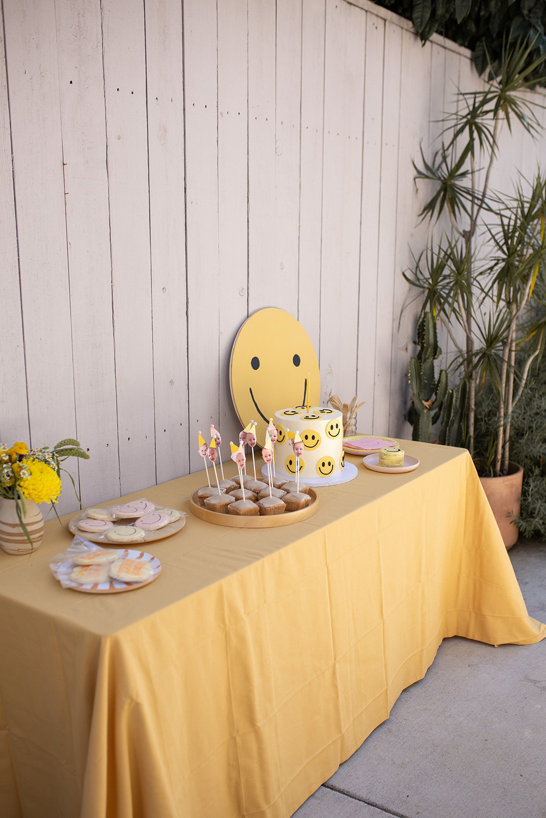 izzy’s 1st smiley themed birthday – almost makes perfect