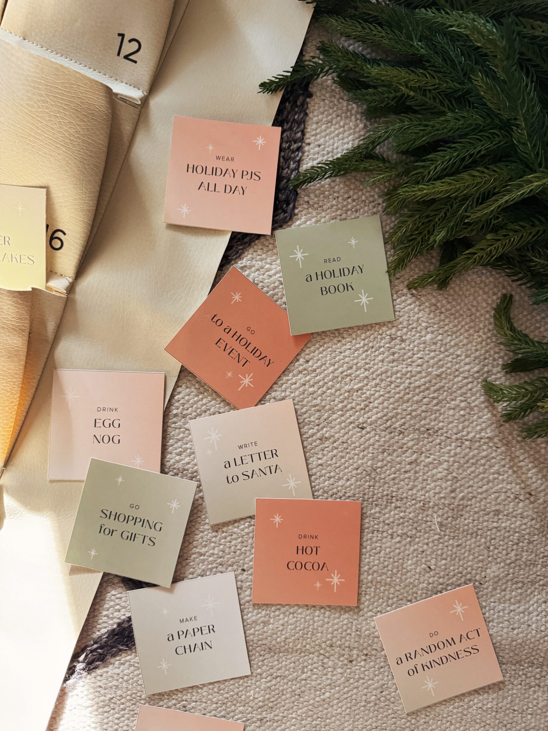 printable advent calendar activity cards – almost makes perfect