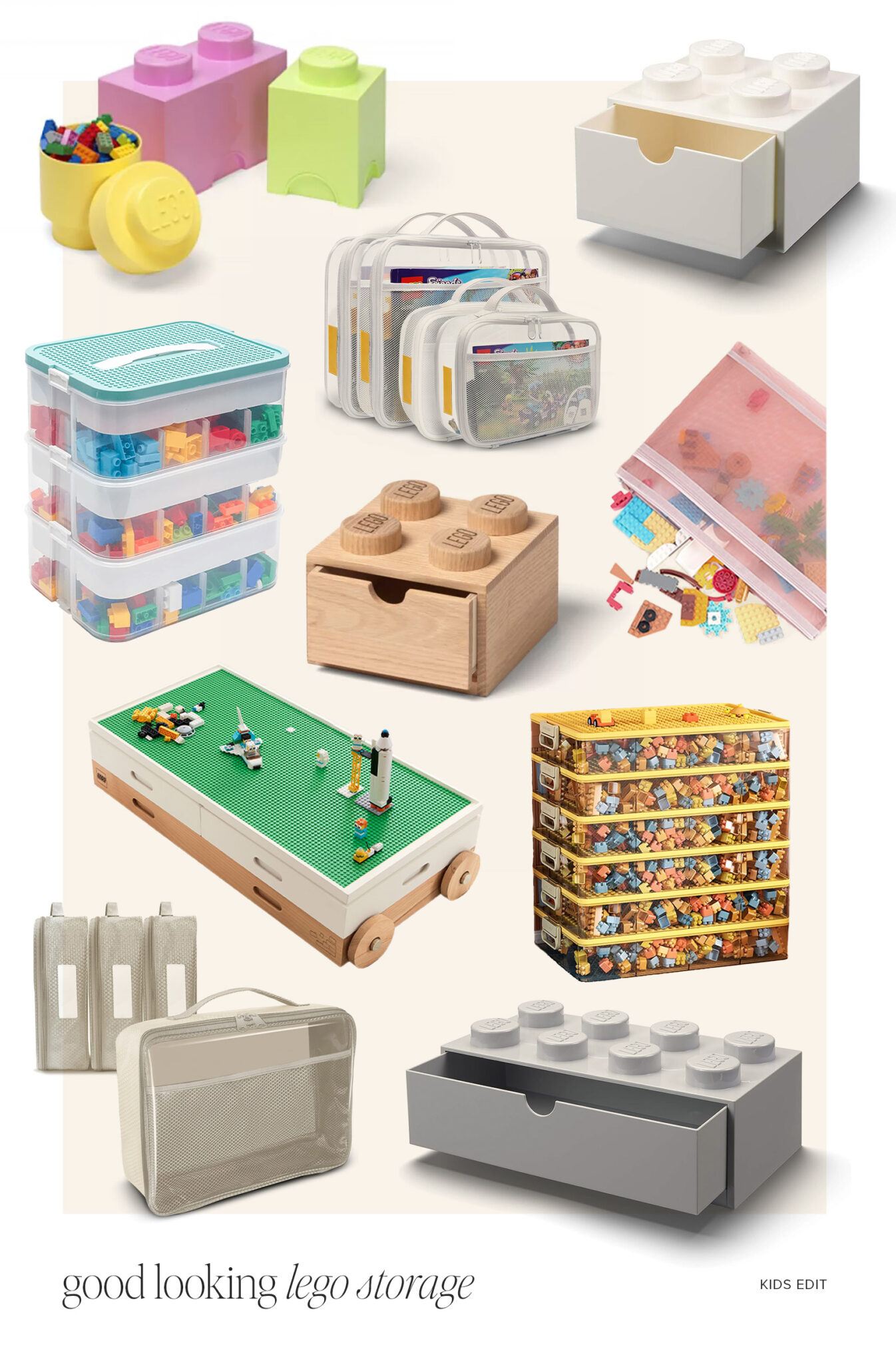 how to organize and store your kids legos
