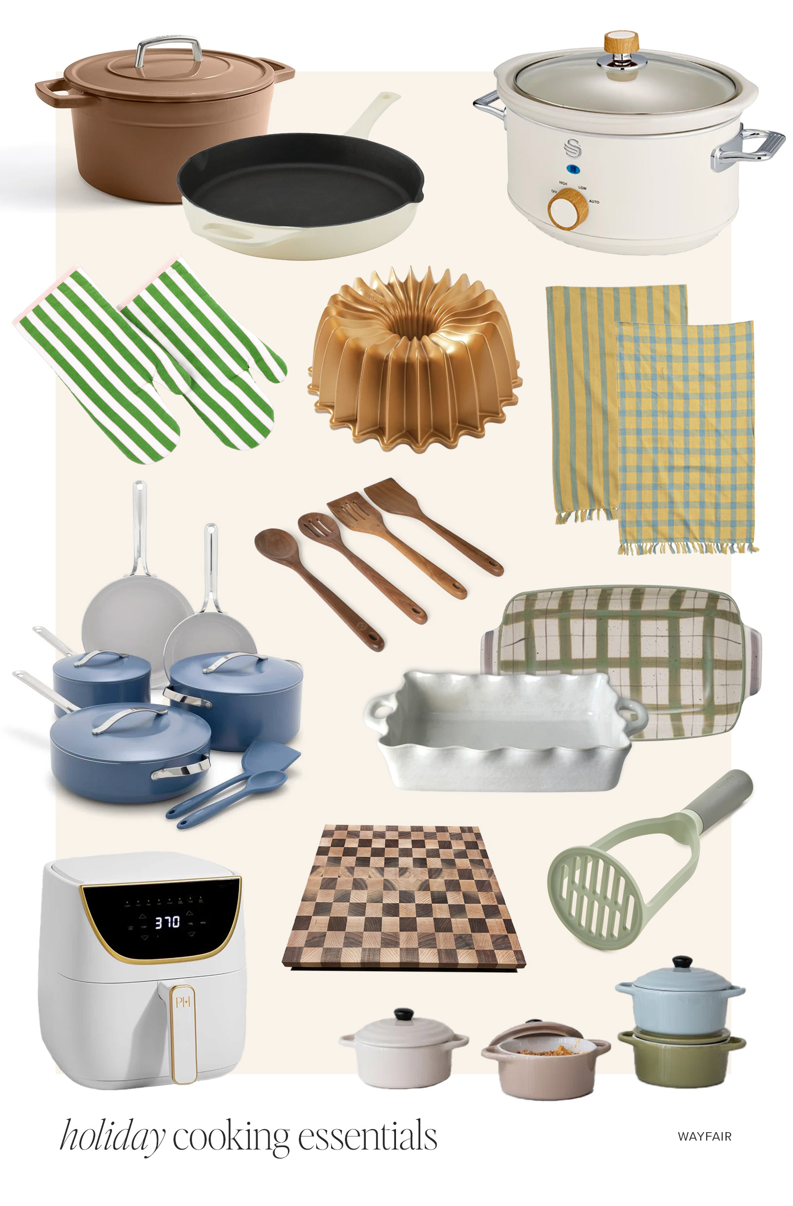 beautiful holiday cooking essentials from wayfair – almost makes perfect