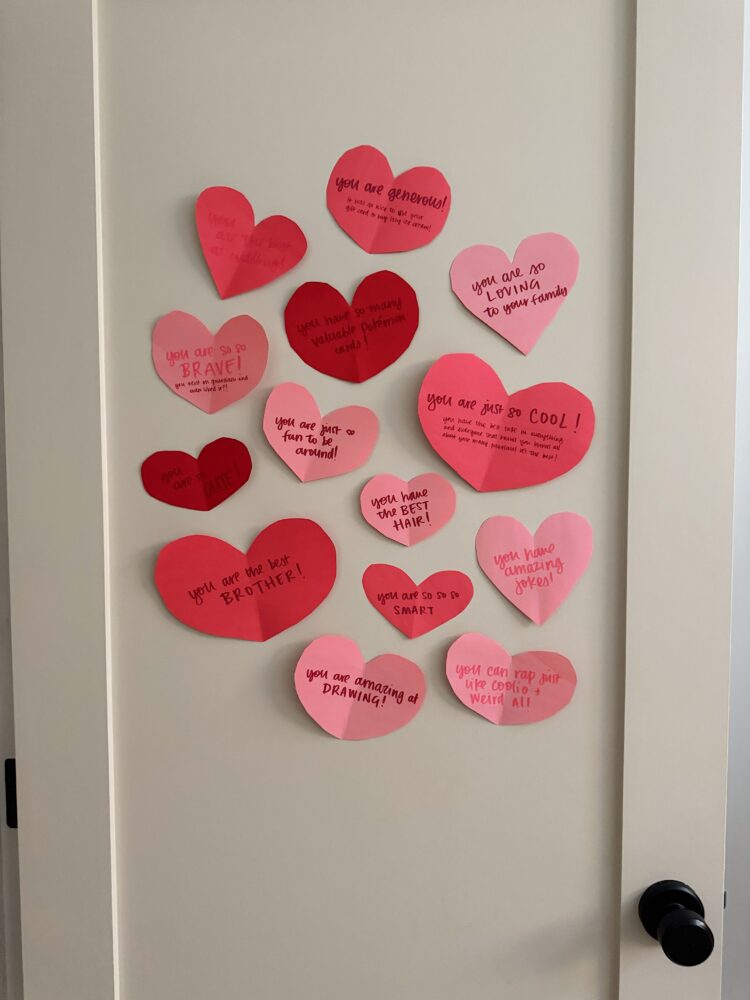 a valentine’s day love door – almost makes perfect