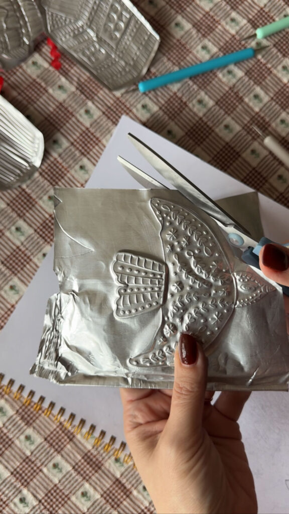diy embossed tin ornaments – almost makes perfect